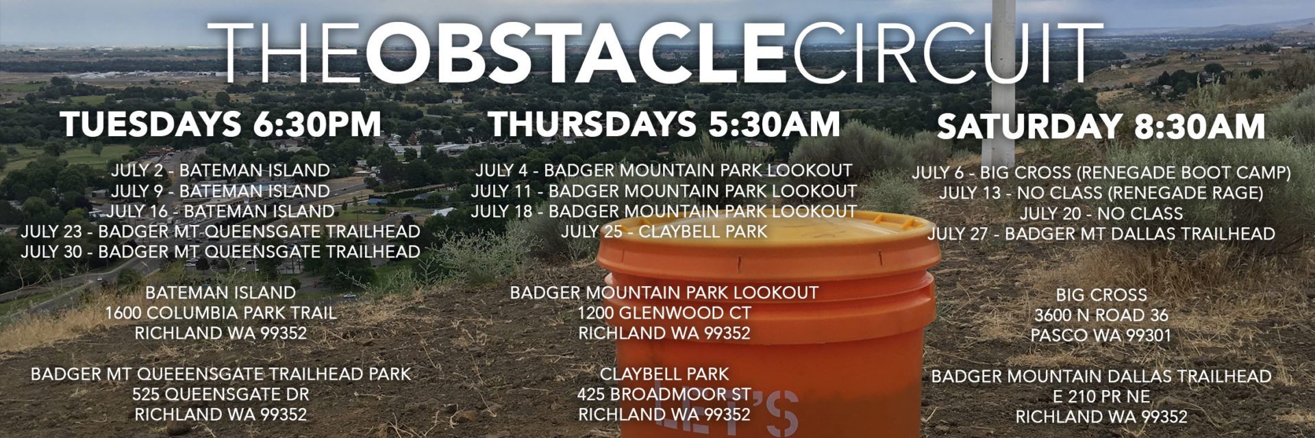 July Newsletter | THE OBSTACLE CIRCUIT
